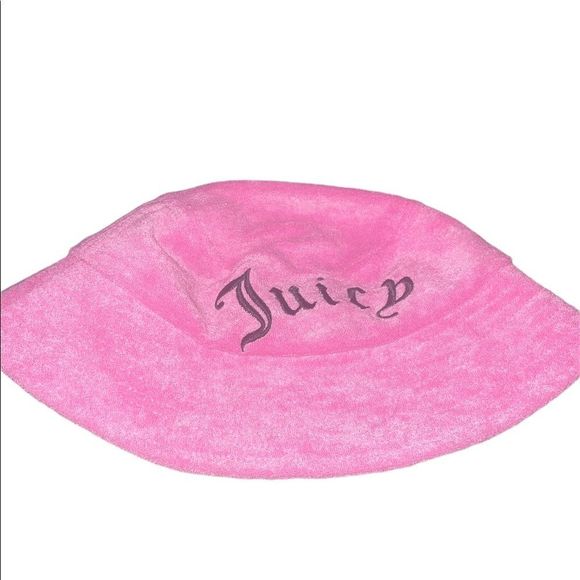 Juicy Couture | Accessories | Y2k Juicy Couture Velour Bucket Hat ...